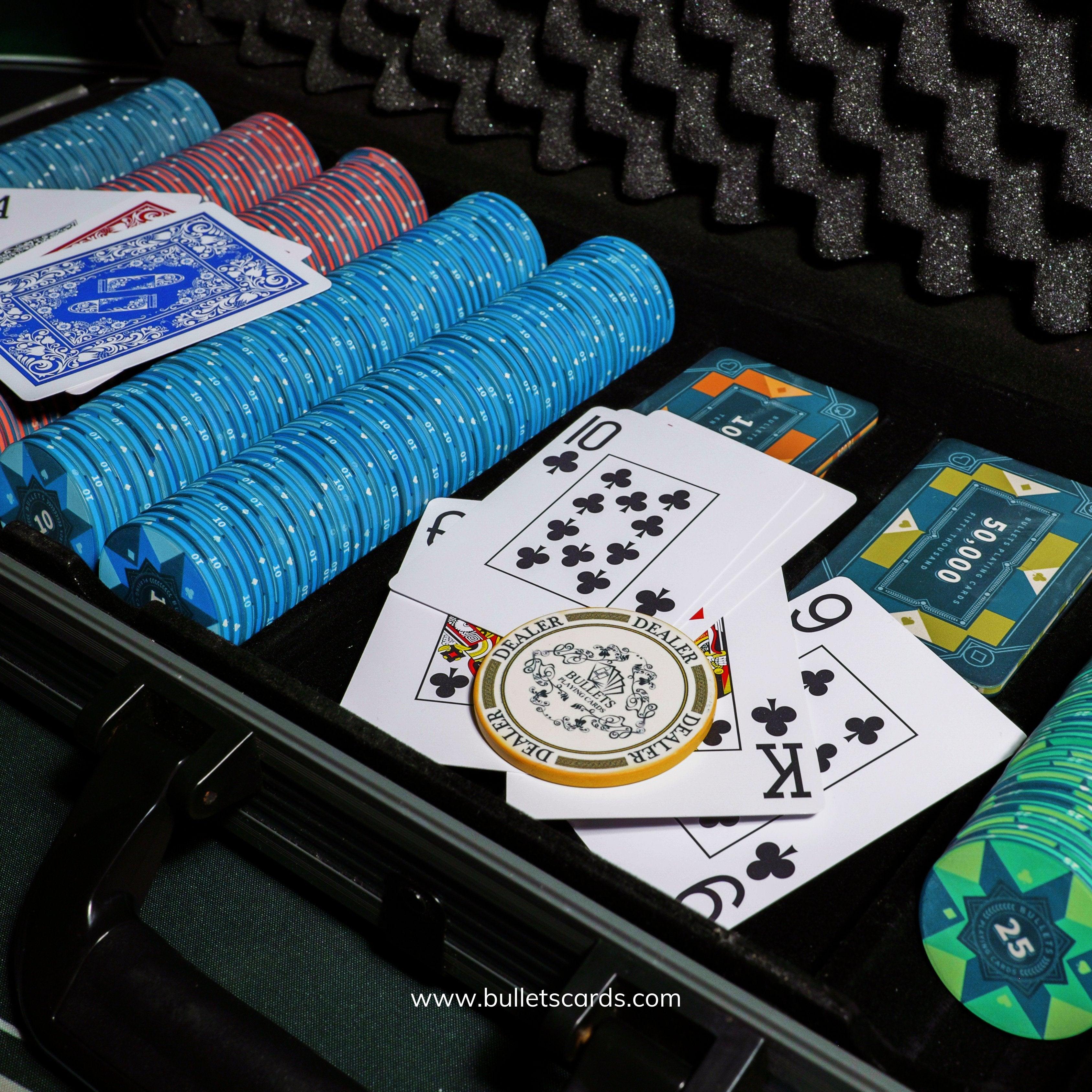 Poker Sets – Complete Chip & Card Sets in Cases | Bullets Cards ...